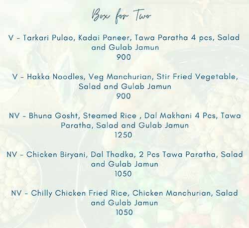 Menu at Hyatt Hyderabad Gachibowli, Hyderabad
