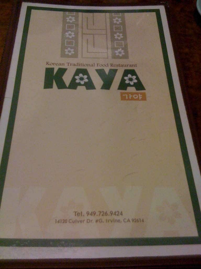 Kaya Menu, Menu for Kaya, Irvine, Orange County - Urbanspoon/Zomato
