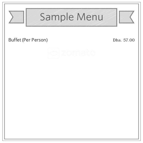 Menu of Red Castle Restaurant, Tourist Club Area (Al Zahiyah), Abu Dhabi