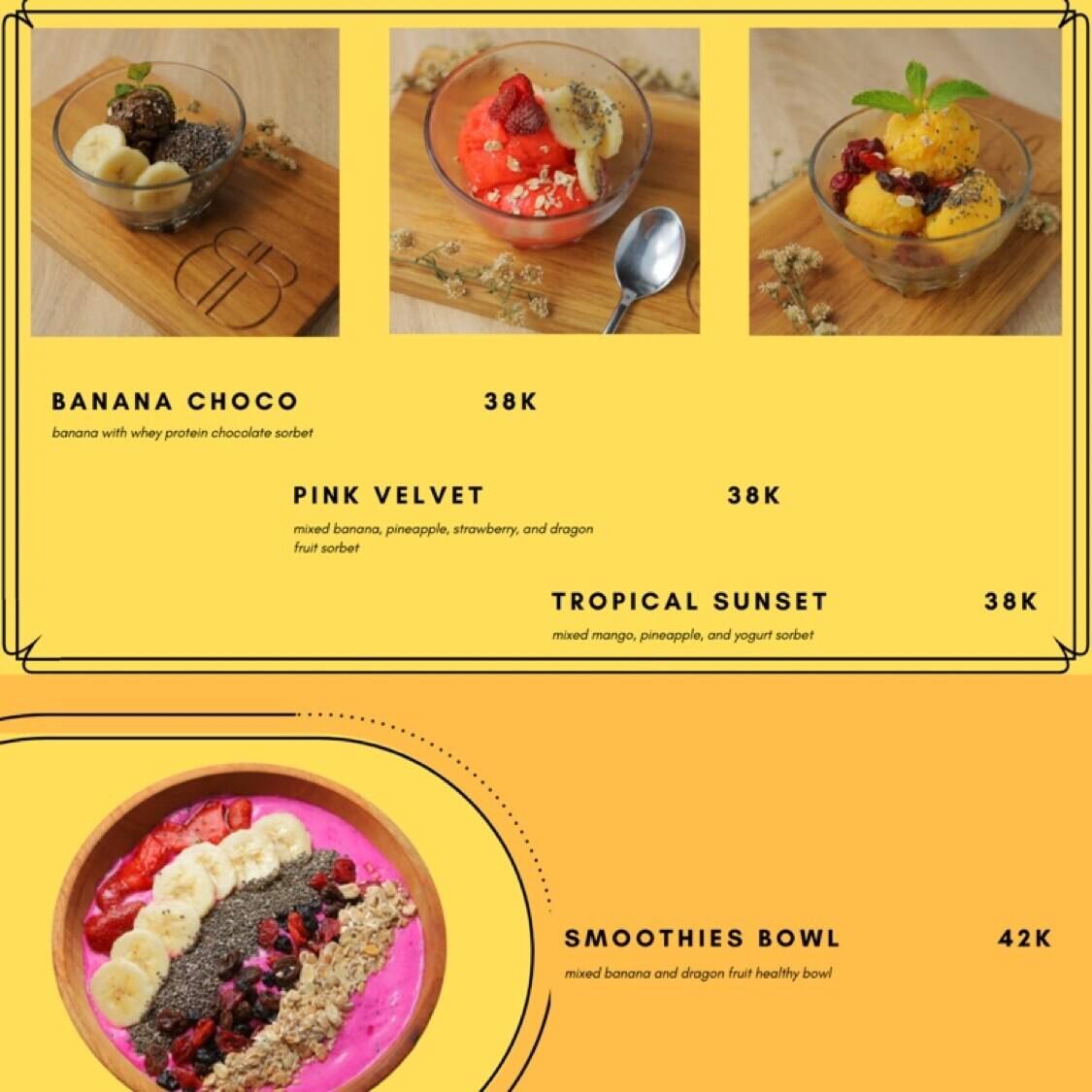 Menu at Blessed Brothers Cafe, West Jakarta