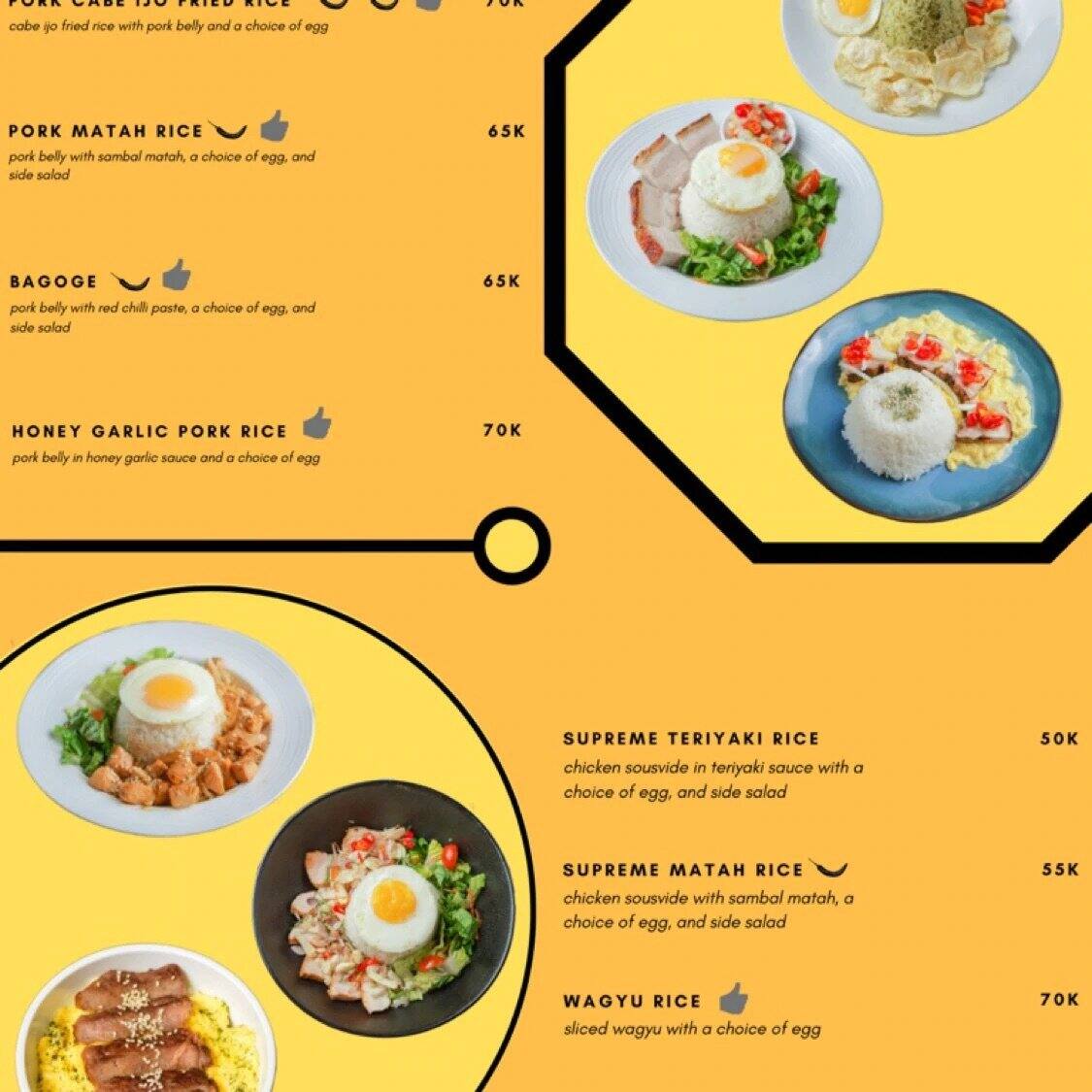 Menu at Blessed Brothers Cafe, West Jakarta