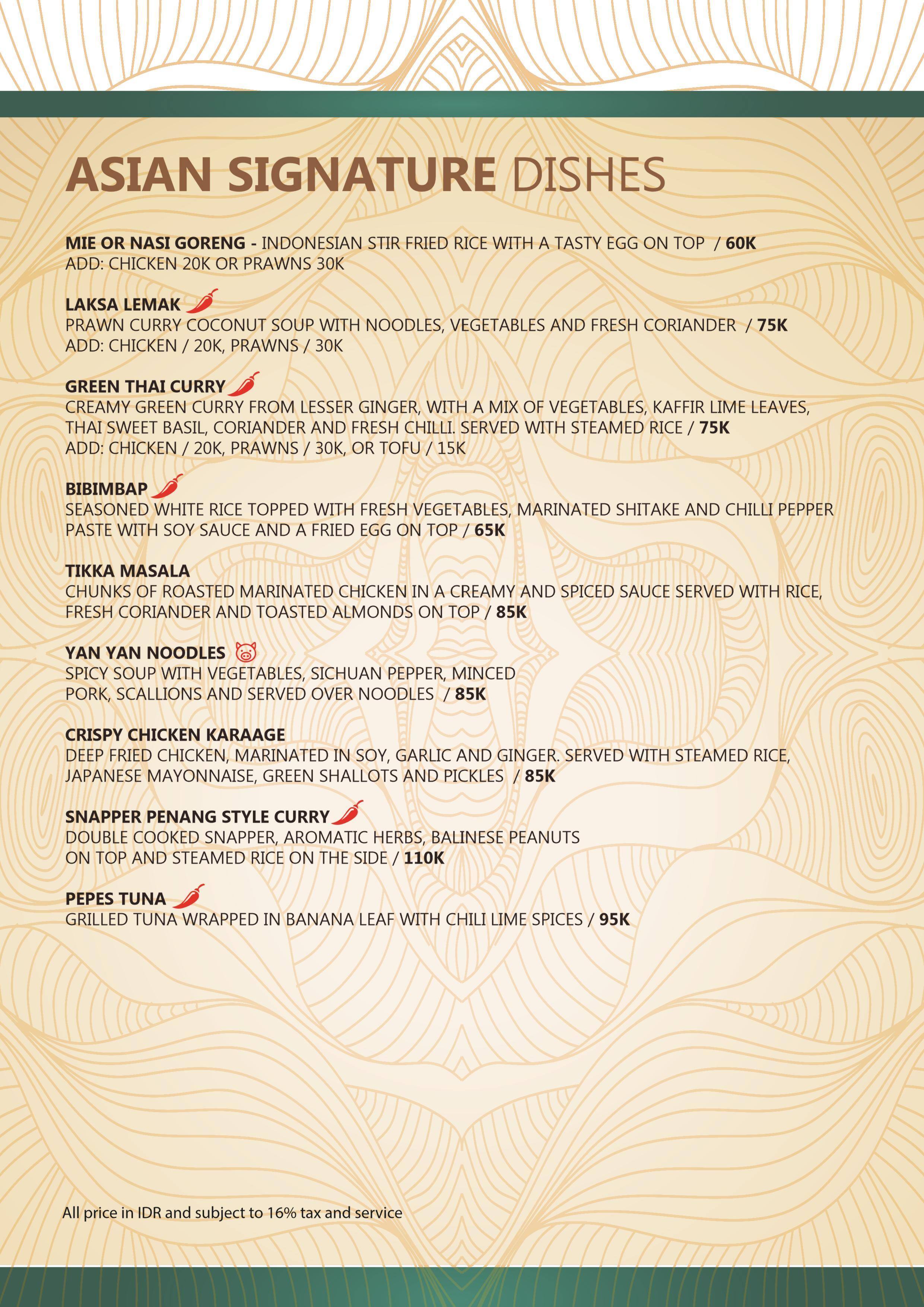 Menu at Titi Batu Restaurant, Gianyar