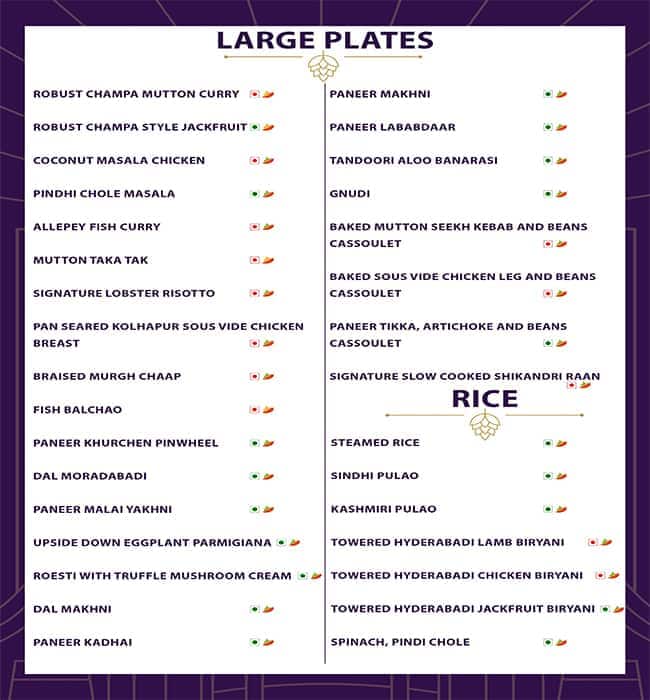 Menu of Mezera Brewery & Kitchen, JP Nagar, Bangalore