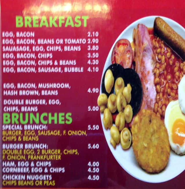 Menu at Feedwell Cafe, Sutton, 528 London Rd