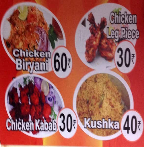 Menu at Karnataka biryani point, Bengaluru, 434-A
