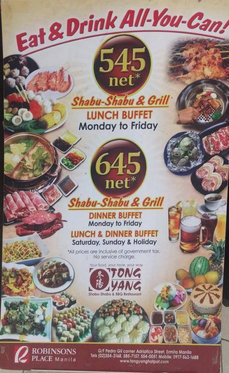 Tong Yang Menu, Menu for Tong Yang, Ermita, Manila - Zomato Philippines