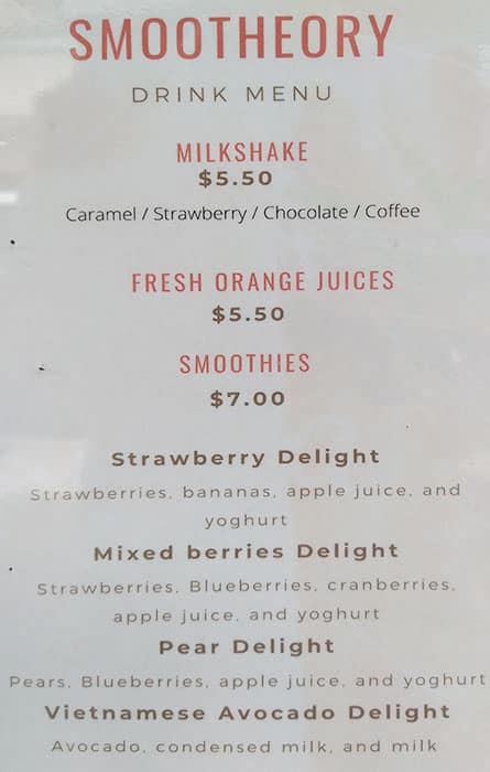 Menu at Dolce Delights restaurant, Bentleigh