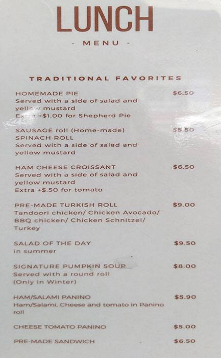 Menu at Dolce Delights restaurant, Bentleigh