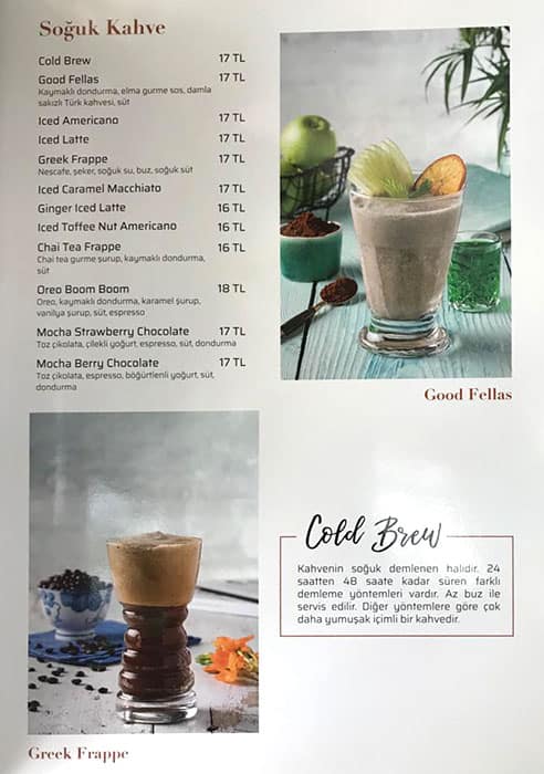 Menu at Midpoint, Istanbul, Mecidiyekoy Yolu Caddesi No:12