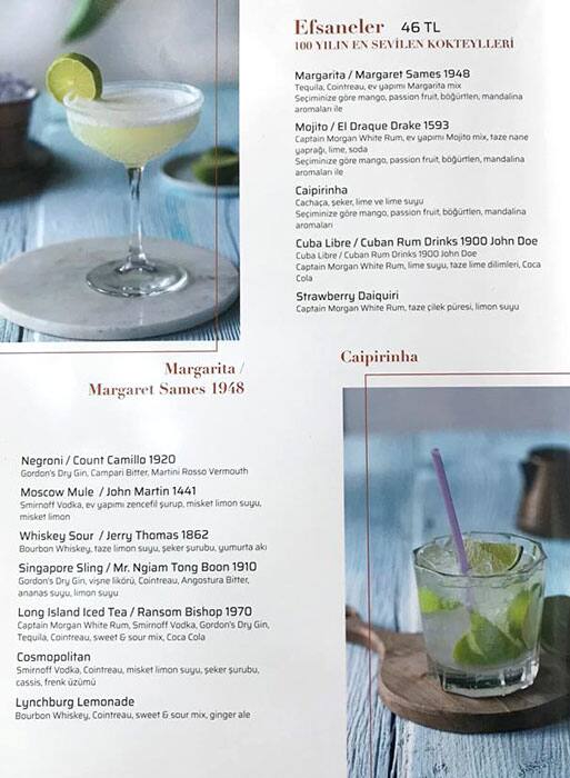 Menu at Midpoint, Istanbul, Mecidiyekoy Yolu Caddesi No:12