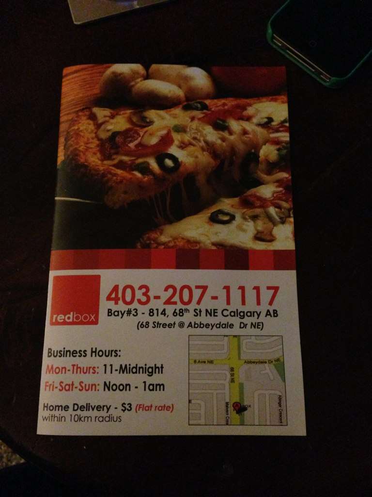 Red Box Pizza Menu, Menu for Red Box Pizza, Marlborough, Calgary ...