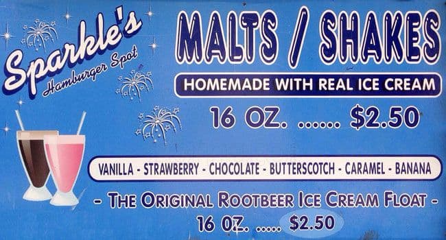 Menu at Sparkles Burger & Daiquri restaurant, Houston, Emancipation Ave