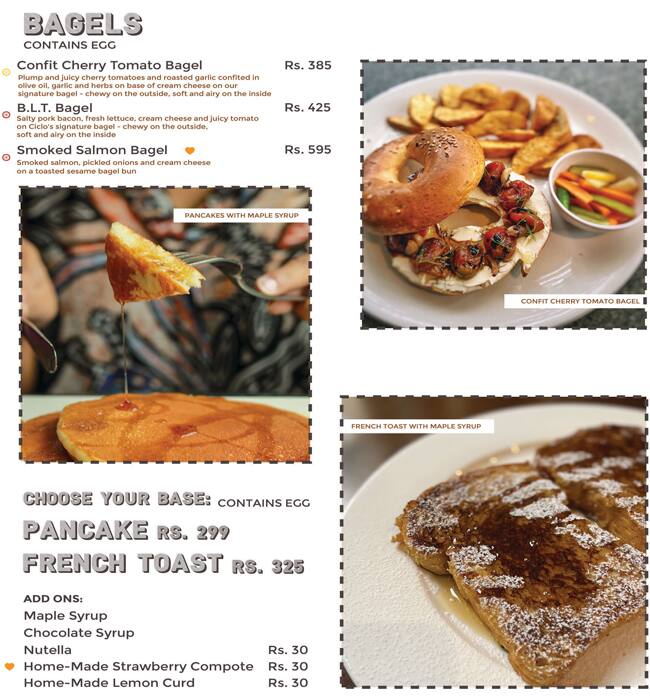 Menu at Ciclo Cafe, Chennai, No. 17