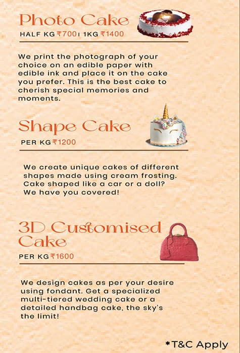 Menu at 7th Heaven Thakur Village, Mumbai