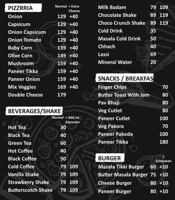 Menu at sFlix Restro, Allahabad