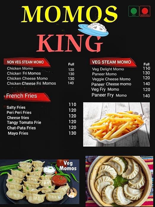 Menu of Momos King, Lonavala, Pune