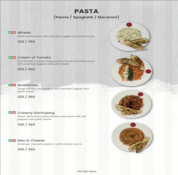 Menu at Café PETER, Pune, Karve Rd