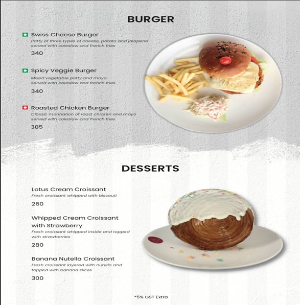 Menu at Café PETER, Pune, Karve Rd