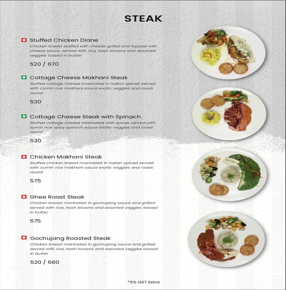 Menu at Café PETER, Pune, Karve Rd