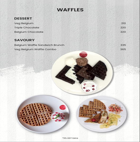 Menu at Café PETER, Pune, Karve Rd