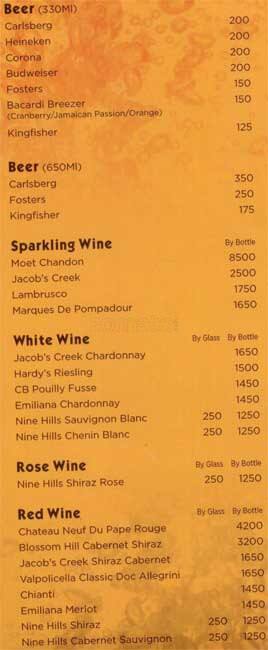 Menu at Angelica Dining, Gurugram, F397+Q99