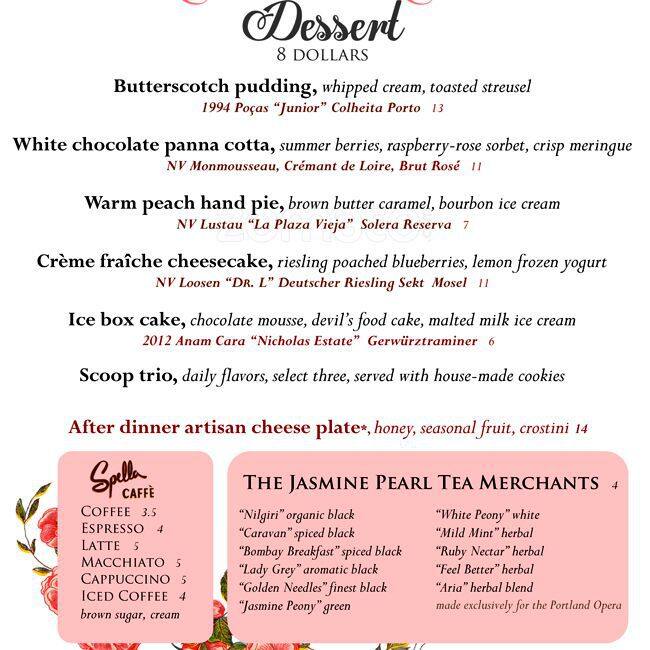 Menu at Raven & Rose pub & bar, Portland