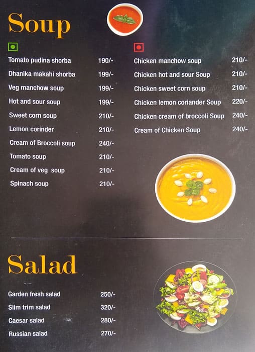 Menu at 360 Degree - The Revolving Fine Dine Restaurant, Pune