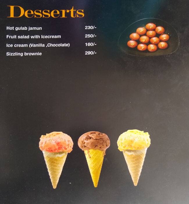 Menu at 360 Degree - The Revolving Fine Dine Restaurant, Pune