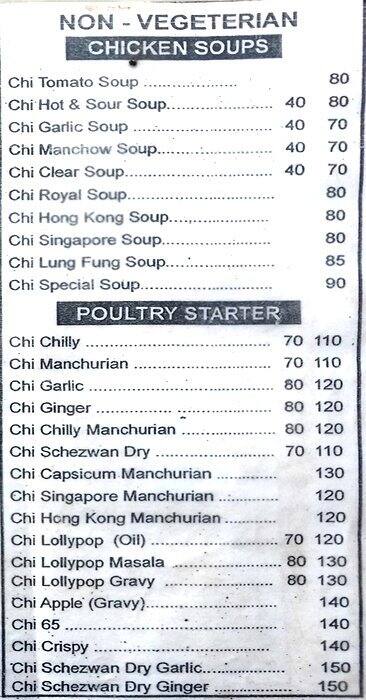 Menu at New R.K.Kitchen, Mumbai