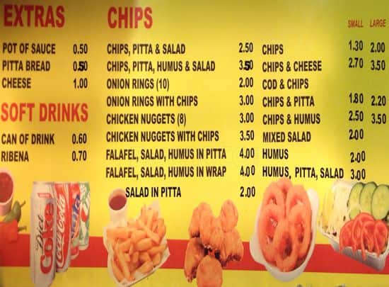 Menu at Marmaris Turkish Restaurant, Northampton, 29 St Giles' St