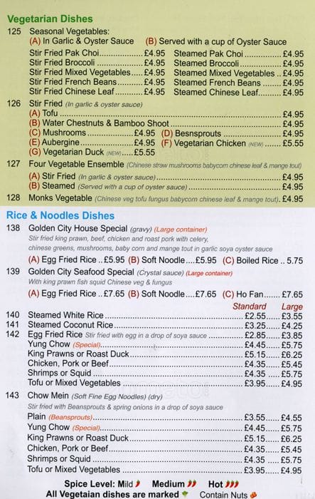 Menu at Wok U Like restaurant, Worcester Park, 559 London Rd