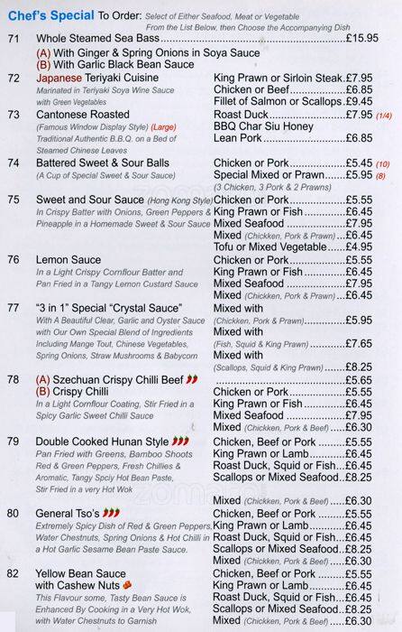 Menu at Wok U Like restaurant, Worcester Park, 559 London Rd
