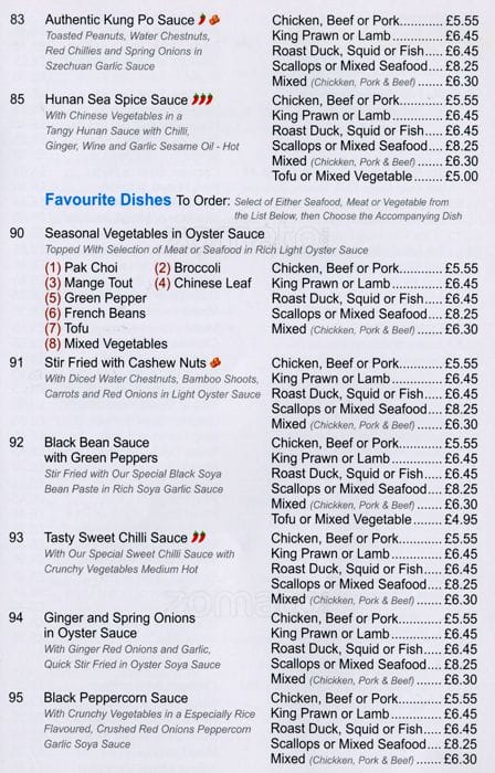 Menu at Wok U Like restaurant, Worcester Park, 559 London Rd