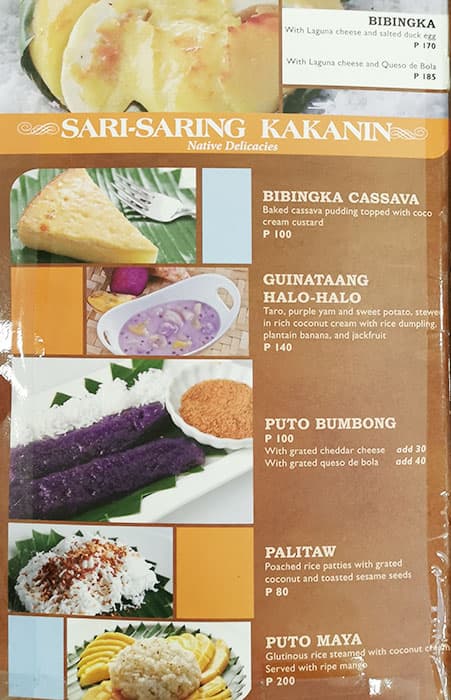 Menu at Via Mare - Makati restaurant, Makati