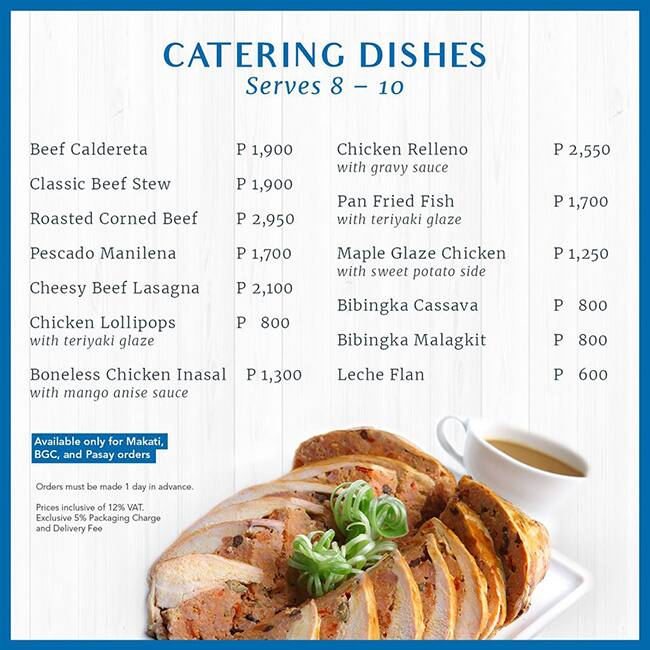 Menu at Via Mare - Makati restaurant, Makati