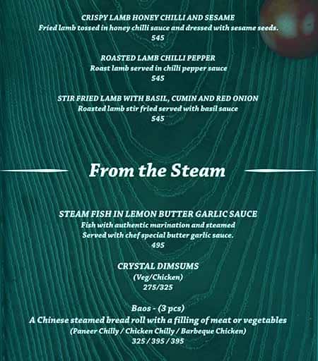 Menu at Atmosphere 6, Pune, Unit:601-602