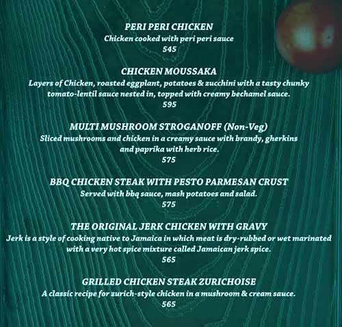 Menu at Atmosphere 6, Pune, Unit:601-602