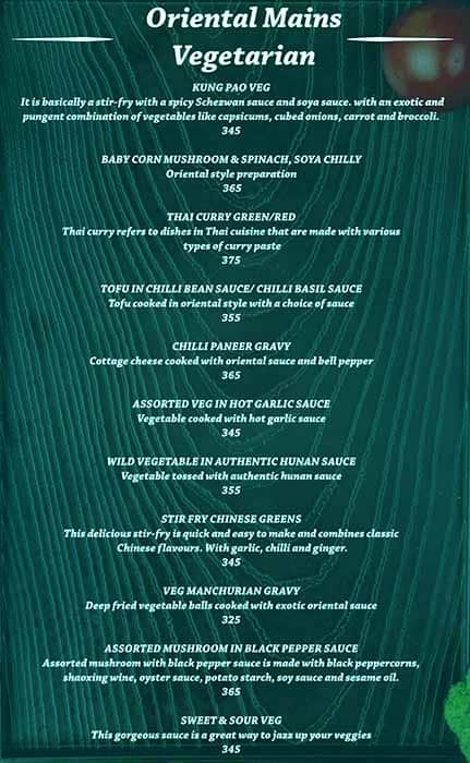 Menu at Atmosphere 6, Pune, Unit:601-602