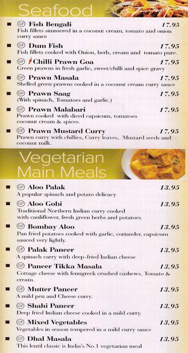 Menu at Sultans Kitchen restaurant, Coorparoo