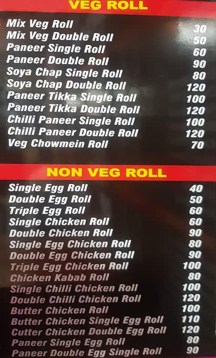 Menu of Hot Bites Cafe, Alpha 2, Greater Noida