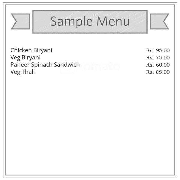 Menu of Desai's Food Court, Lower Parel, Mumbai