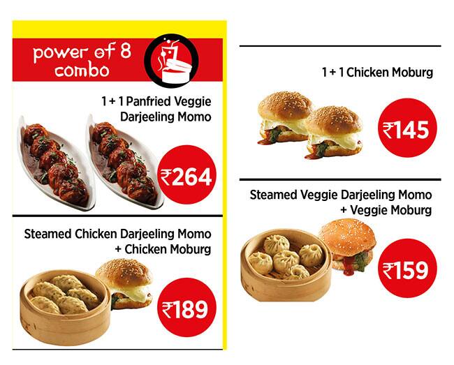 Menu at Wow! Momo, Bengaluru