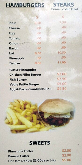 Menu at Hazel Glen Fish & Chips restaurant, Mernda