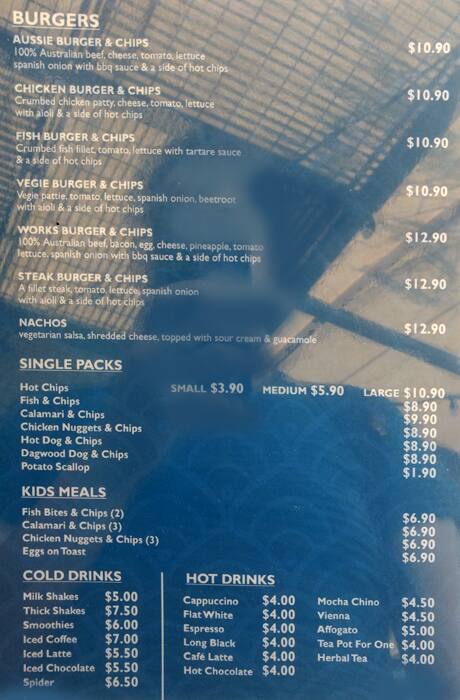 Menu at Cafe Lagoonas, South Brisbane, The Arbour The Parklands Central ...