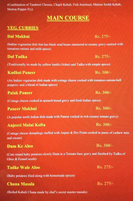 Menu at Nawabi, Gurugram, 220 Crosspoint Mall