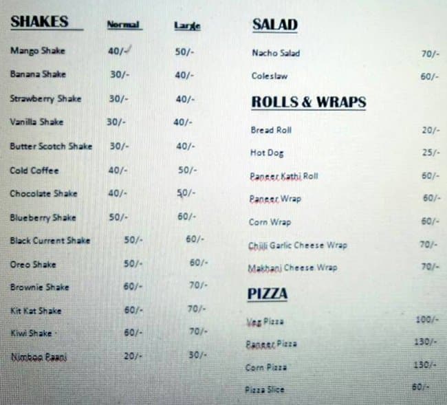 Gopal Ji Confectioners Menu, Menu for Gopal Ji Confectioners, Sector 35 ...