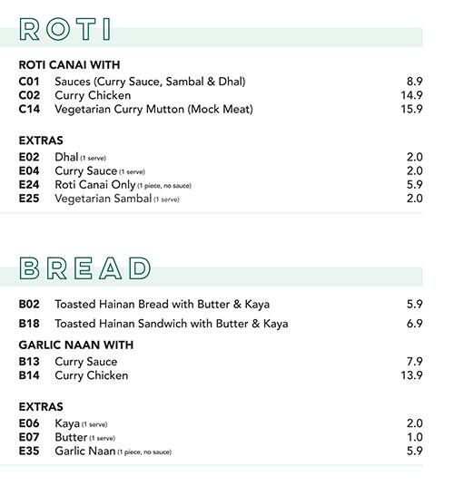 Menu at PappaRich QV restaurant, Melbourne, Shop 11