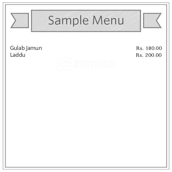 Menu of Poornima Sweets & Dairy, Sector 20, Panchkula