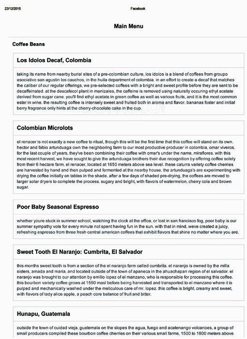 Ritual Coffee Roasters Menu, Menu for Ritual Coffee Roasters, Mission ... Ritual Coffee Roasters Menu, Menu for Ritual Coffee Roasters, Mission ...