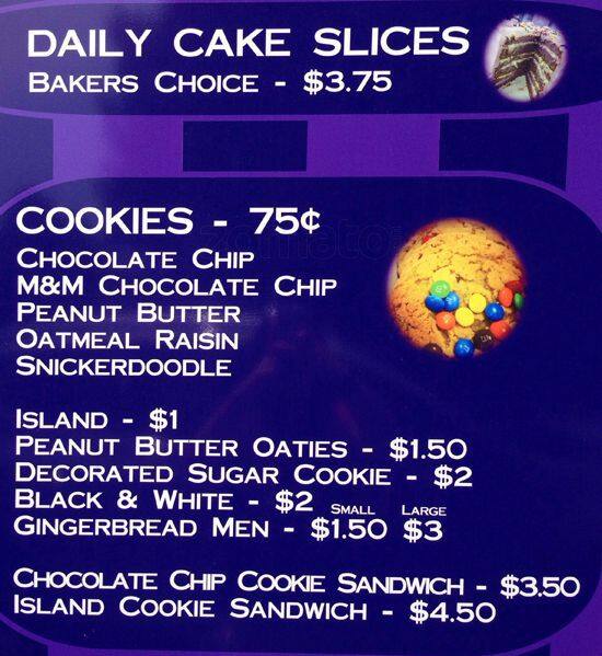 Menu at Sugarlicious Bakery, Gastonia, E Franklin Blvd